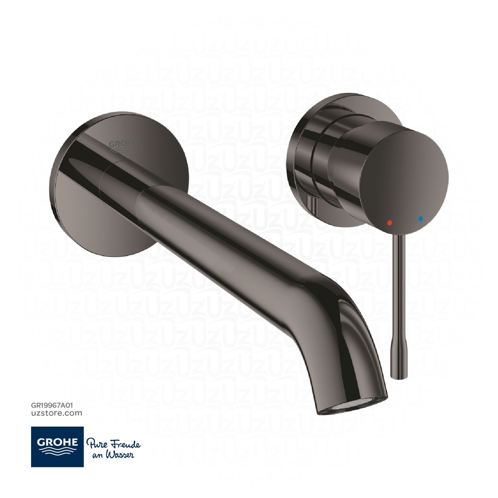 GROHE Essence 2-hole basin mixer L-Size , 19967A01 , hard graphite | UZ ...